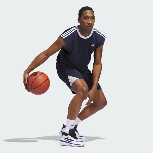 Shorts Basketball Badge of Sport - Azul adidas | adidas Brasil