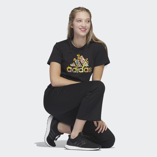 adidas Floral Badge of Sport Graphic T-Shirt - Multicolour | adidas UK