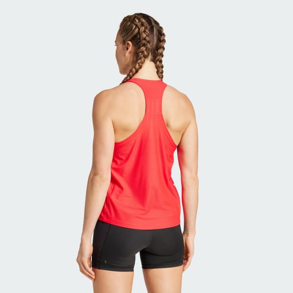 adidas Own The Run Tank Top - Red | adidas Australia