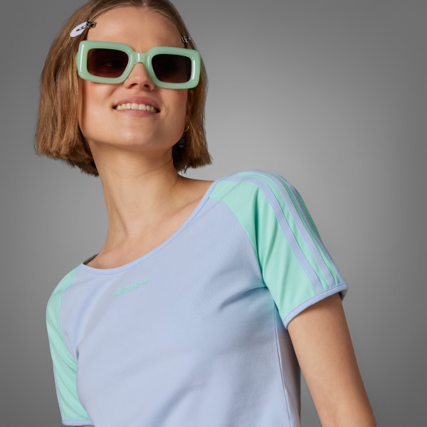 adidas Island Club Short T-Shirt - Blue | adidas UK