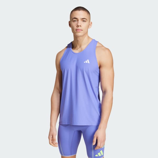 adidas Own The Run Tank Top - Blue | adidas Australia