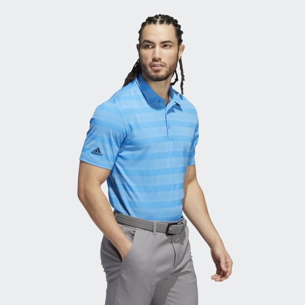 adidas Two-Color Striped Polo Shirt - Blue | adidas Australia