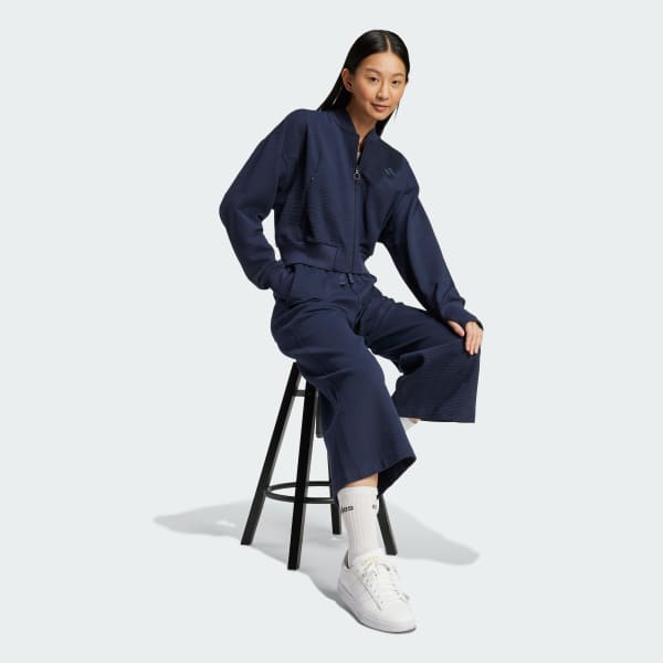 adidas ALL SZN Rib Track Top - Blau | adidas Deutschland