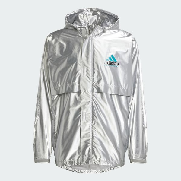 adidas EQT Metallic Windbreaker - Silver | adidas Australia
