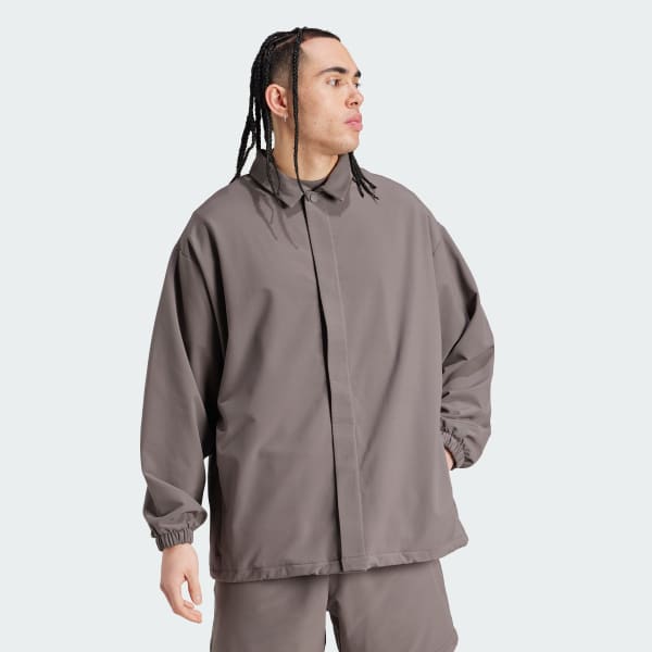 adidas Basketball Coach Jacket - Brown | adidas Australia