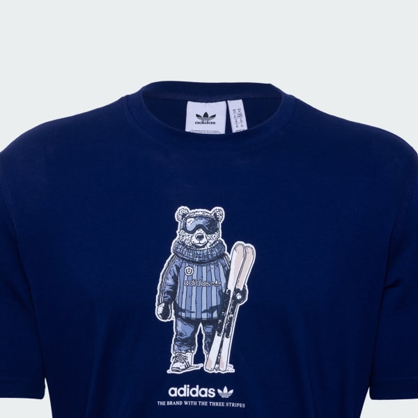 adidas Winter Sports Ski Bear Graphic T-Shirt - Blue | adidas UK
