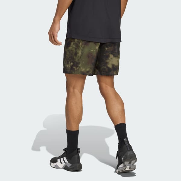 Shorts Estampado Train Essentials Seasonal - Verde adidas | adidas Brasil