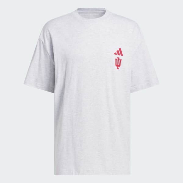 adidas Indiana Hoosiers Chapter Basketball Tee - Grey | Free Shipping ...