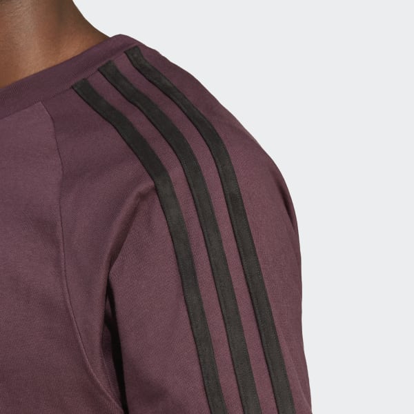 adidas Adicolor Classics Plush Tee - Burgundy | Free Shipping with ...