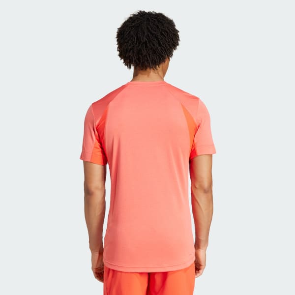 adidas Tennis FreeLift Tee - Red | Free Shipping with adiClub | adidas US