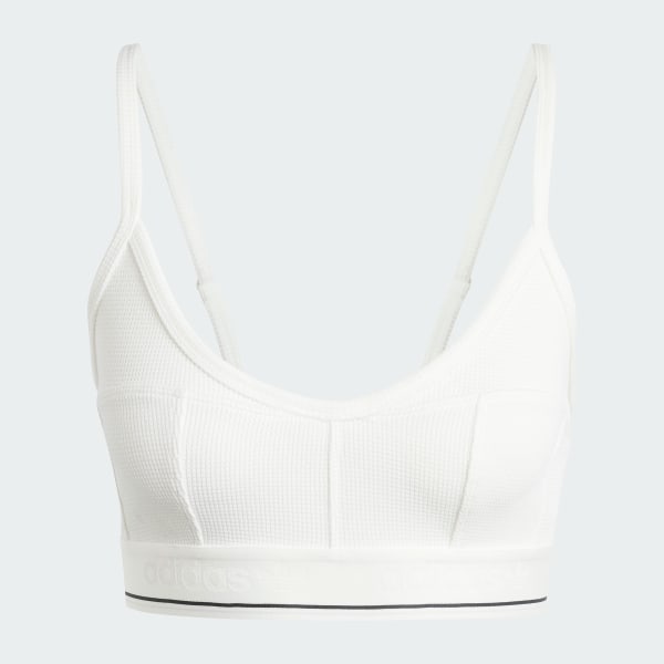adidas Waffle Bra Top - White | Free Shipping with adiClub | adidas US