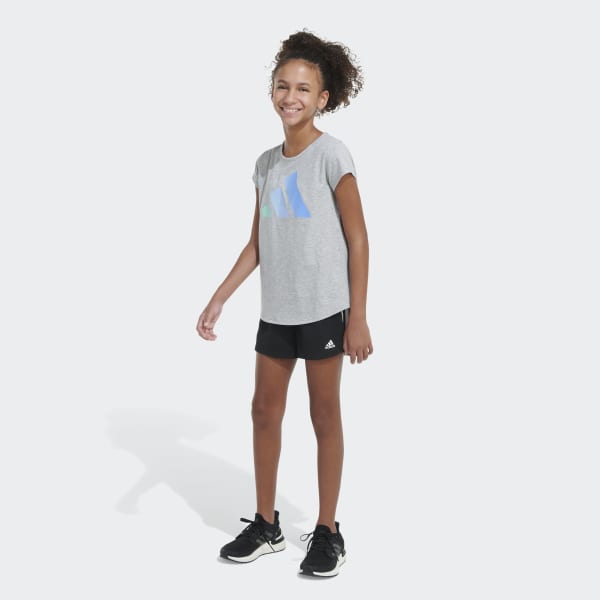 adidas SS ESSENTIAL HTR TEE - Grey | Kids' Training | adidas US