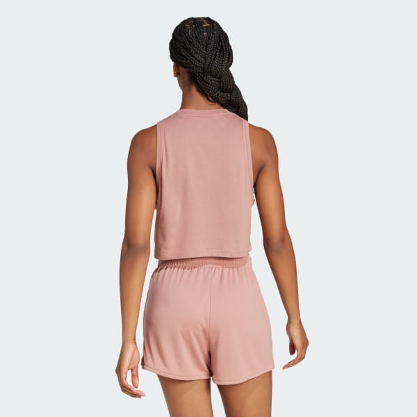 adidas Train Essentials Boxy Workout Tank Top - Pink | adidas Australia