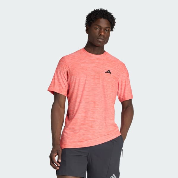 adidas Train Essentials Stretch Training Tee - Orange | adidas Australia