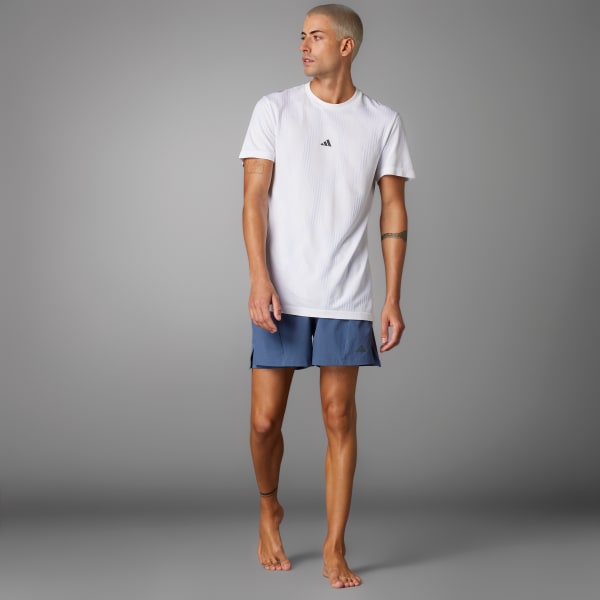 adidas Designed for Training Yoga Seamless Tee - White | Free Shipping ...