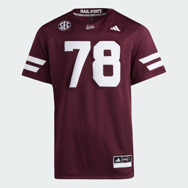 adidas Mississippi State Bulldogs Premier Home Football Jersey ...