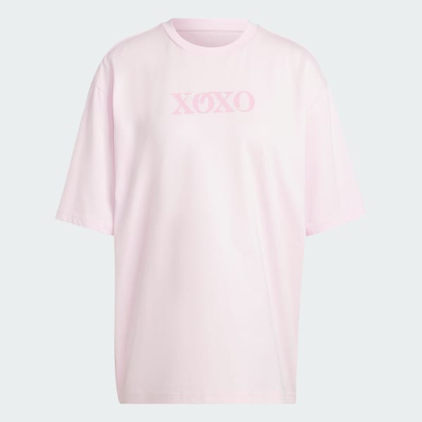 adidas Lounge Oversized Tee - Purple | Free Shipping with adiClub ...