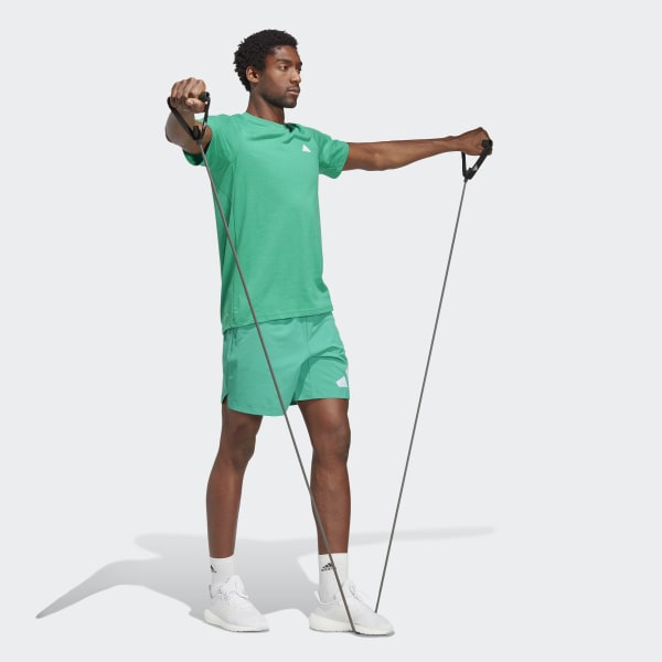 adidas Train Essentials Feelready Training Tee - Green | Free Shipping ...