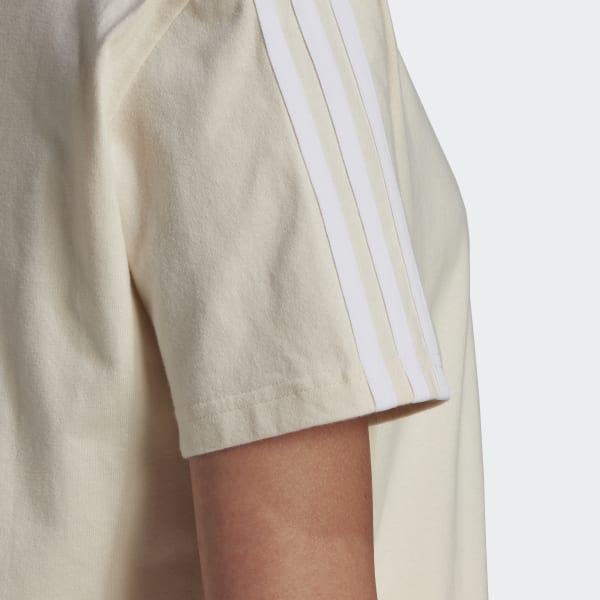 Polera Adicolor Classics Poplin Back Holgada Beige Adidas Adidas Chile