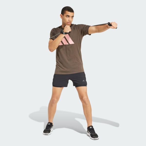 Camiseta Treino Manga Curta Logo - Verde adidas | adidas Brasil