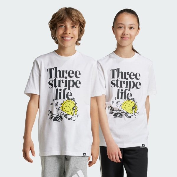 adidas Positivity Table Graphic T-Shirt - White | adidas UK