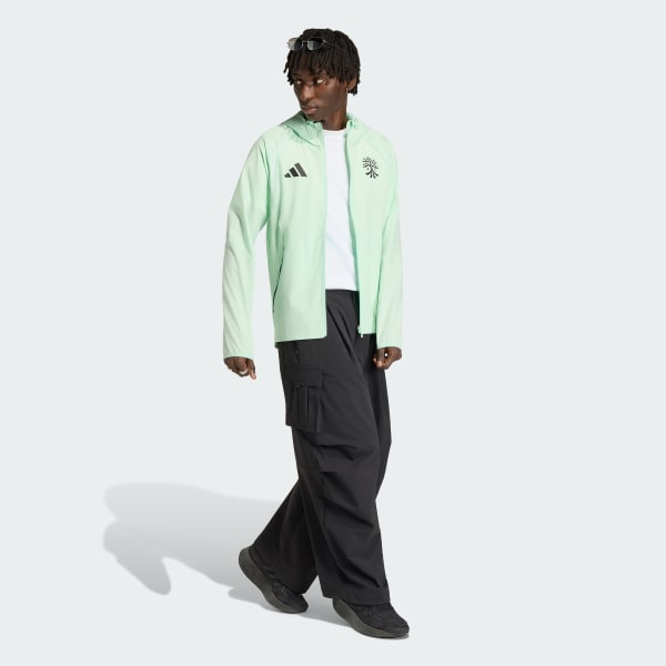 adidas Austin FC Tiro Travel Full Zip Windbreaker - Green | Free ...