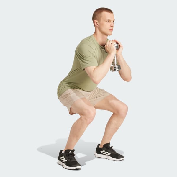 adidas Train Essentials Feelready Training Tee - Green | adidas Australia