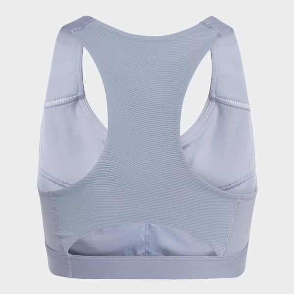 adidas Running Medium-Support Bra - Purple | adidas Australia