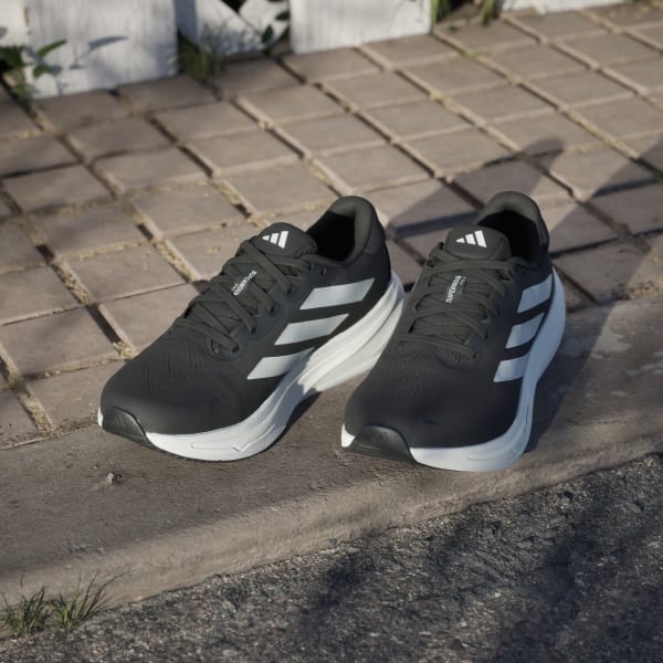 adidas Supernova Rise 2 Running Shoes Wide - Black | Free Shipping with ...