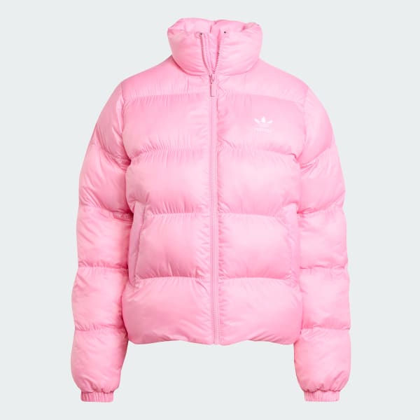 adidas Adicolor Short Puffer Jacke - Rosa | adidas Deutschland