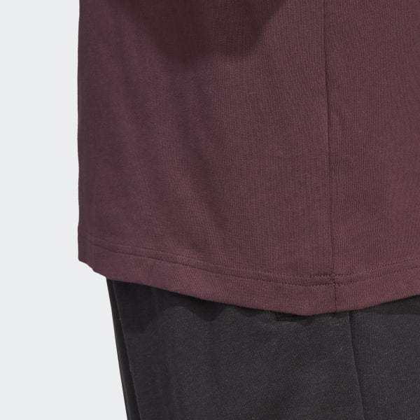 adidas Adicolor Classics Plush Tee - Burgundy | Free Shipping with ...