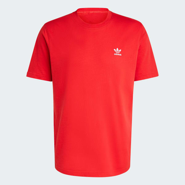 Camiseta Trefoil Essentials - Vermelho adidas | adidas Brasil