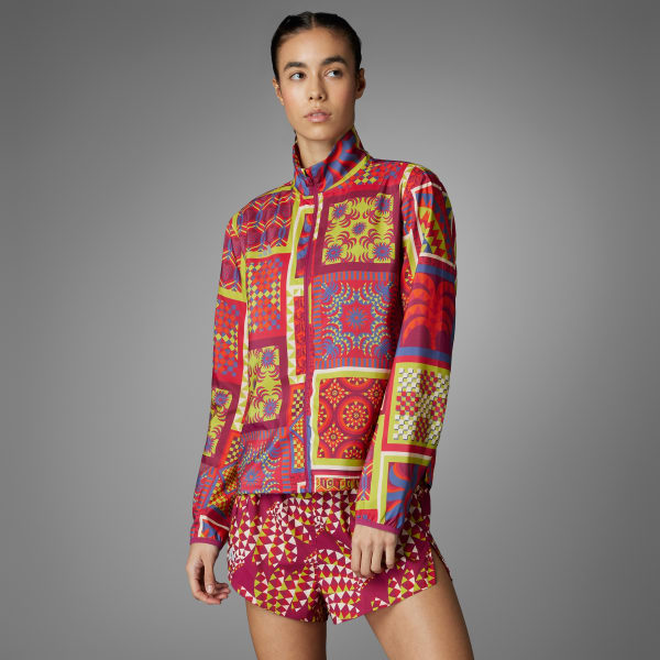 Jaqueta adizero x FARM - Rosa adidas | adidas Brasil