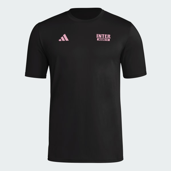 adidas Inter Miami CF Short Sleeve Tee - Black | Free Shipping with ...