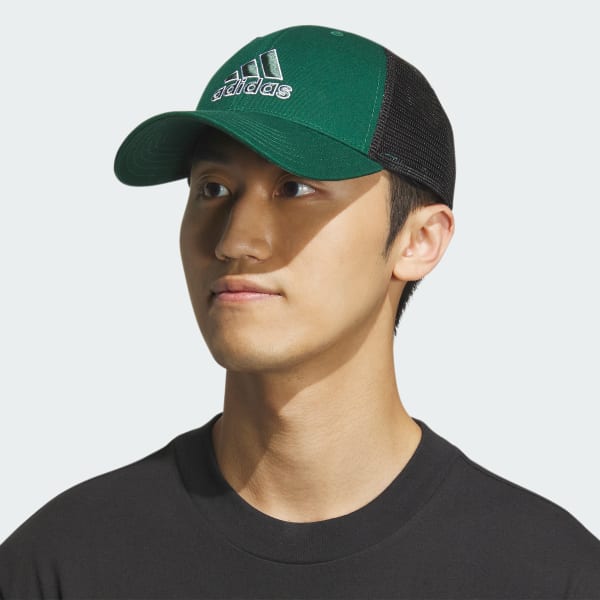 adidas Structured Mesh Snapback Hat - Green | Free Shipping with adiClub | adidas US