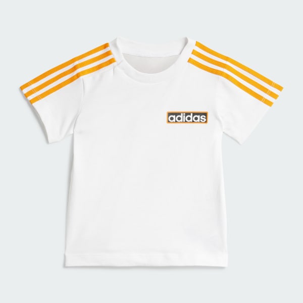 adidas Adibreak Shorts Tee Set Kids - White | Free Shipping with ...