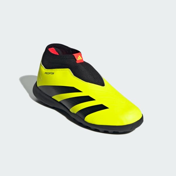 adidas Predator 24 League Laceless Turf Soccer Shoes - Yellow | Free ...