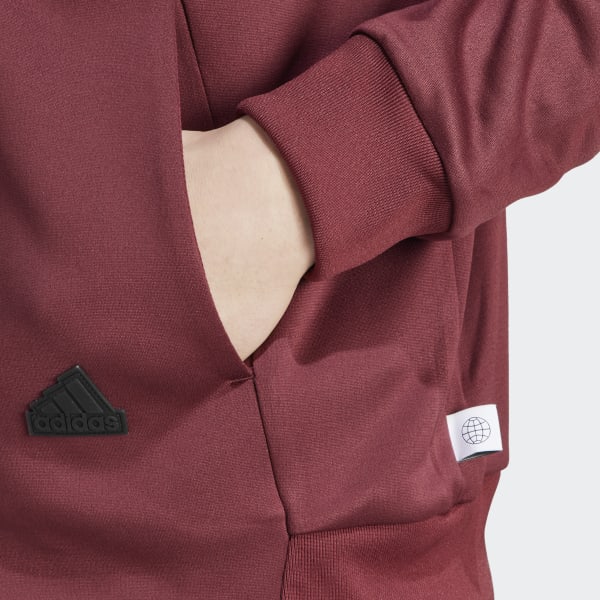 adidas City Escape AEROREADY Warming Track Jacket - Burgundy adidas City Escape AEROREADY Warming Track Jacket - Burgundy