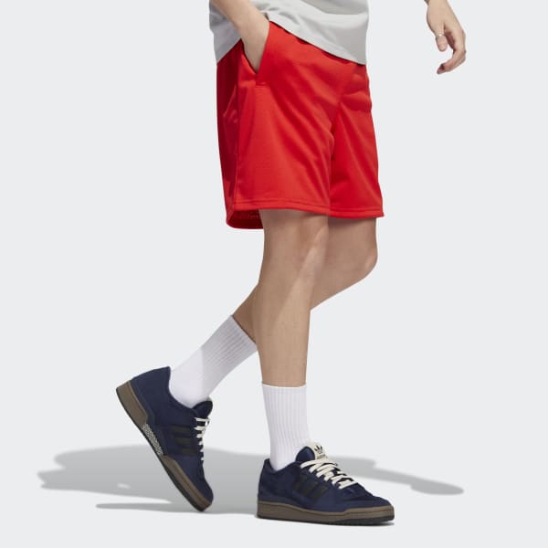 adidas Essentials Mesh Shorts - Red | Men's Lifestyle | adidas US
