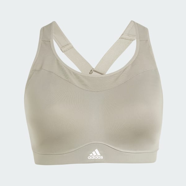 adidas TLRD Impact Training High-Support Bra (Plus Size) - Green | Free ...
