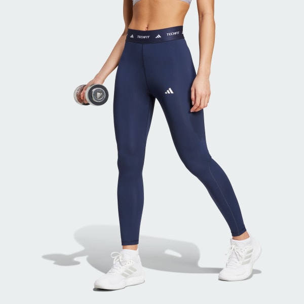 TECHFIT 7/8 Leggings, Blue - Daily Essentials | adidas UK
