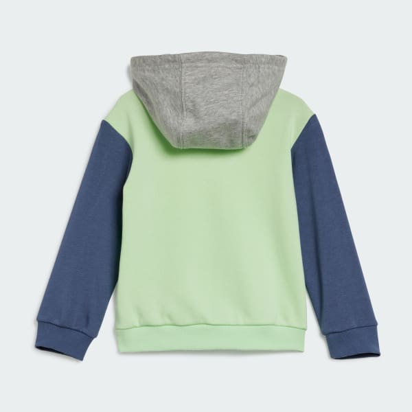adidas Essentials Colorblock Jogger Set Kids - Green | Free Delivery ...