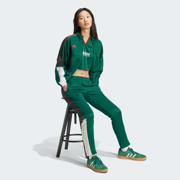 adidas Tiro Cut 3-Stripes Track Jacket - Green | Free Shipping with ...