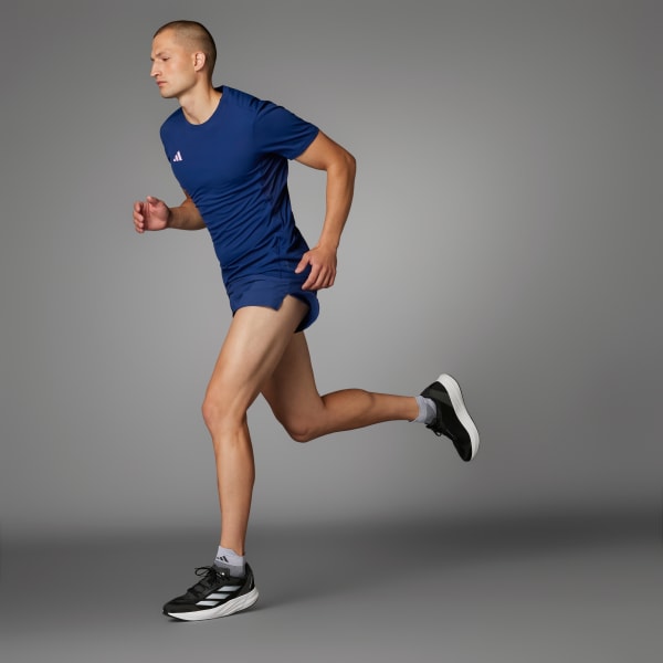 アディダス アディゼロ エッセンシャルズ ランニング半袖Tシャツ - ブルー | アディダス ジャパン