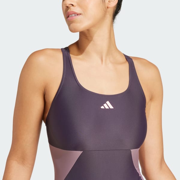 adidas Colorblock C-Back Badeanzug - Lila | adidas Deutschland