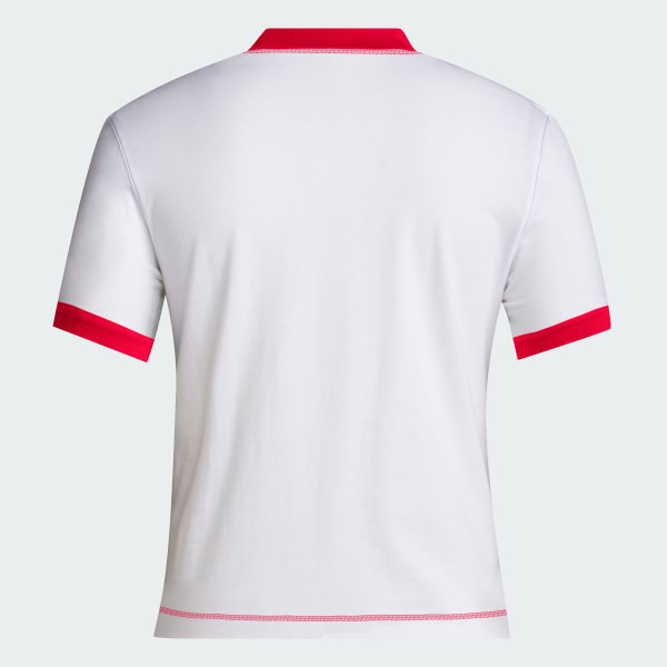 adidas Texas Tech 3-Stripes Tee - White | Free Shipping with adiClub ...