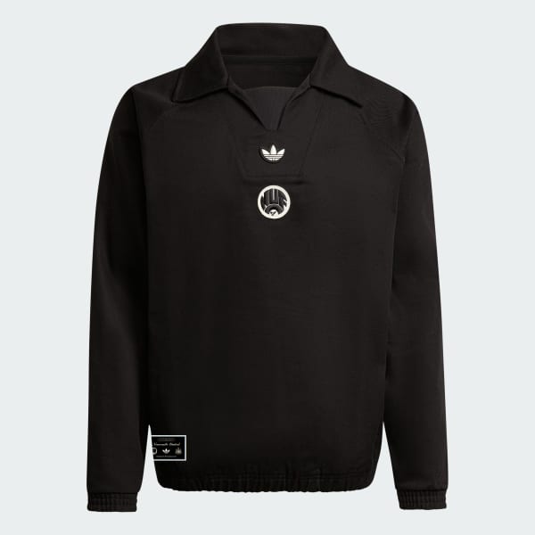 adidas Newcastle United FC Terrace Icons Drill Sweatshirt - Black ...