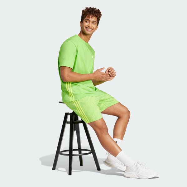 adidas ALL SZN Snack Attack Tee - Green | Free Shipping with adiClub ...