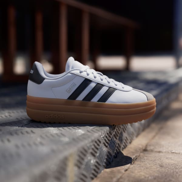 adidas VL Court Bold Lifestyle Sneakers Juniors - White | Free Shipping ...