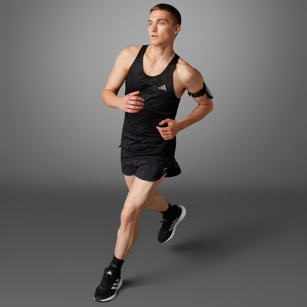 adidas Own the Run Singlet - Black | Free Shipping with adiClub | adidas US